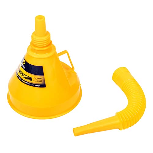 EMBUDO PLASTICO CON FILTRO METALICO USO PROFESIONAL AMARILLO DRIVEN ...